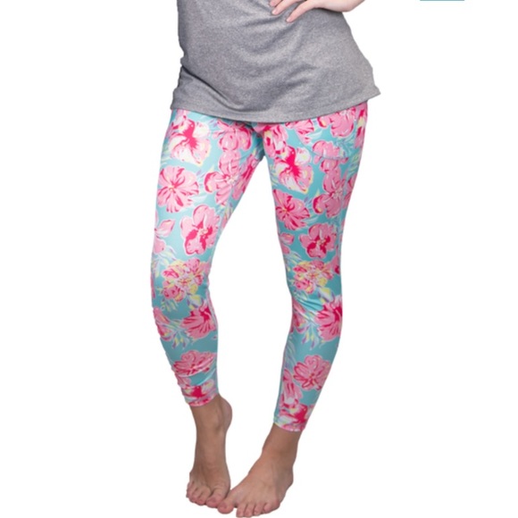 Simply Southern | Pants & Jumpsuits | Simply Southern Tropical Hibiscus ...